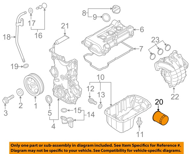 1230A105 Mitsubishi OEM Genuine Oil Filter for sale online | eBay