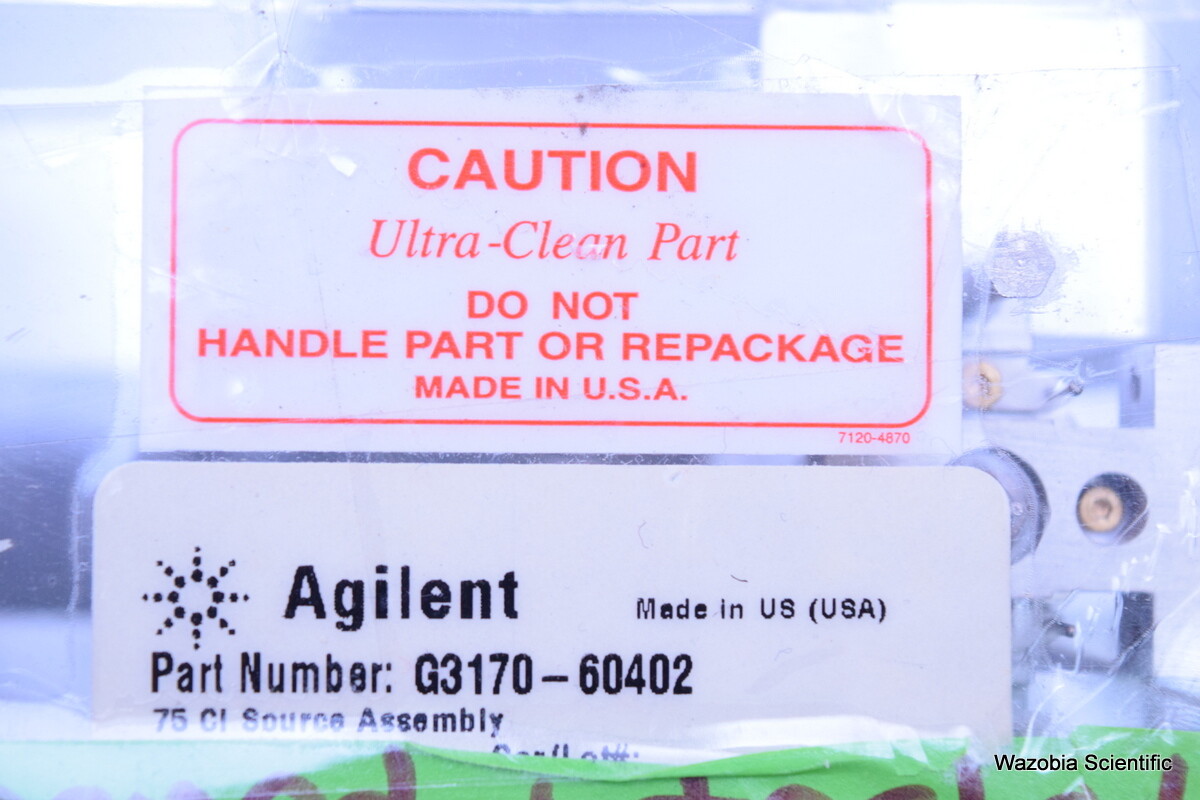 AGILENT G3170-60402 75 CI ION SOURCE ASSEMBLY GC MSD GAS CHROMATOGRAPHY ...