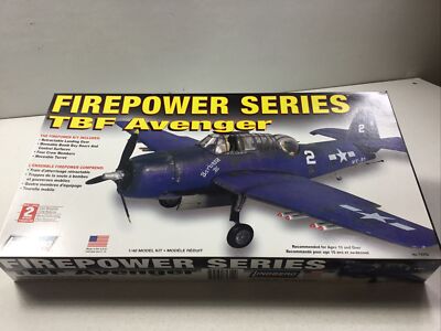 NEW SEALED LINDBERG FIREPOWER SERIES TBF AVENGER MODEL 1-48 2006 | eBay