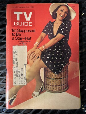 TV GUIDE October 12, 1974 Valerie Harper of "Rhoda" FORT WAYNE IN ...