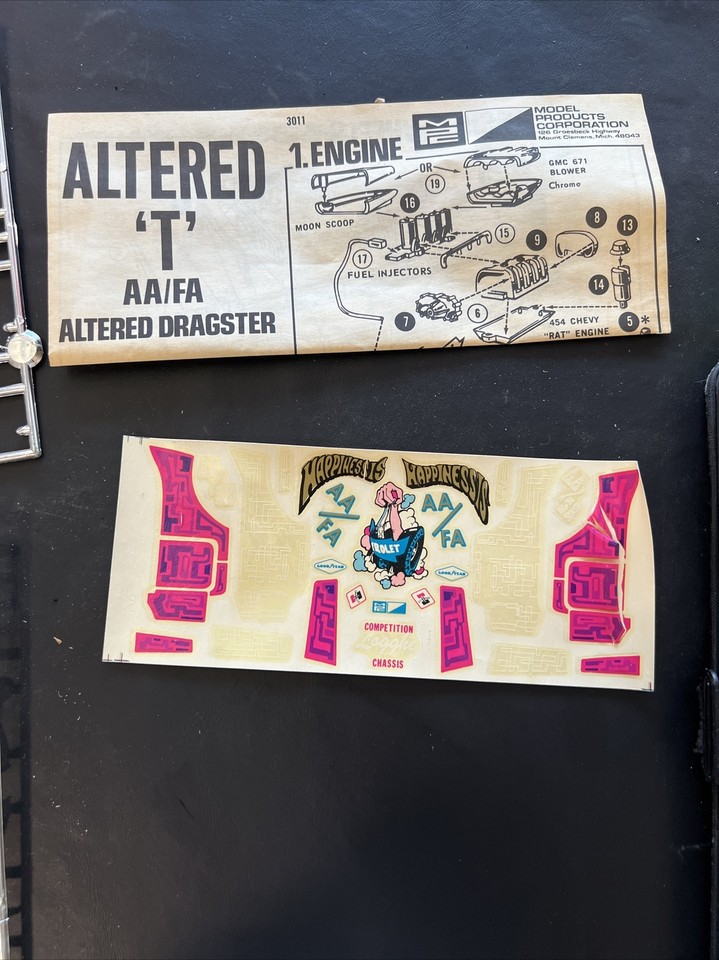 Vintage MPC ALTERED ‘T’ 1/20 Scale Model Kit | eBay