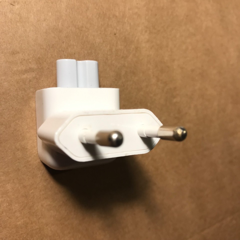EU Mains 2 Pin Plug Travel Adapter for Apple Magsafe MacBook Charger ...