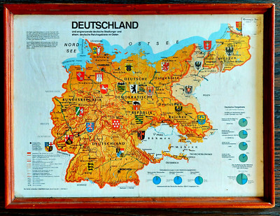 1900-Now - Vintage Map Of Germany