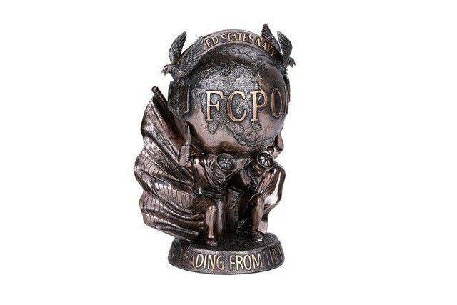Navy FCPOA First Class Petty Officer Association Cast Bronze Finish ...