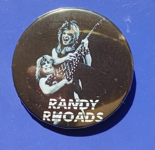 BADGE PINS RANDY RHOADS OZZY OSBOURNE SPEED GUITARS | eBay