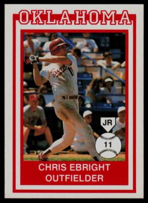 1989 Oklahoma Sooners Chris Ebright | eBay