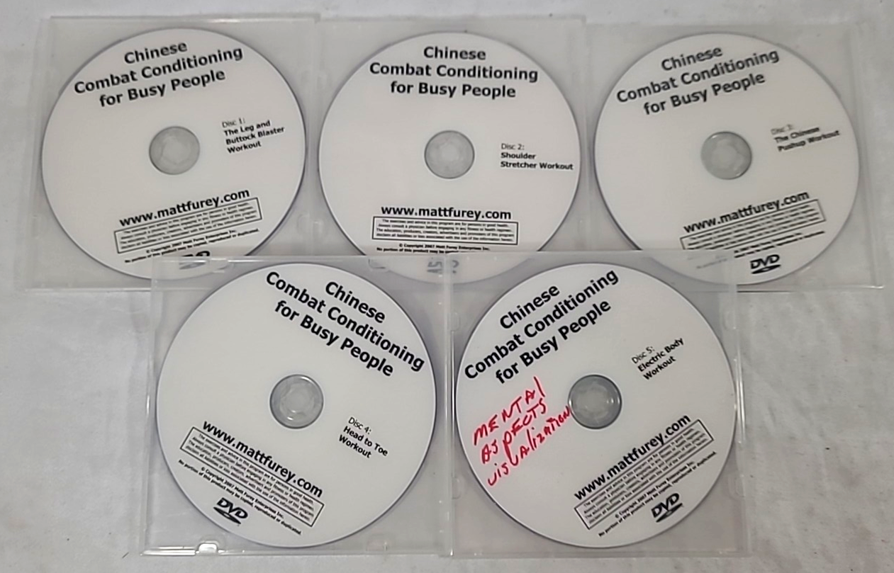 Chinese Combat Conditioning For Busy People by Matt Furey - 5 DVD Set ...
