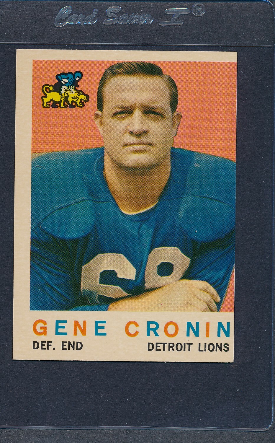1959 Topps #066 Gene Cronin Lions EX *1875 | eBay