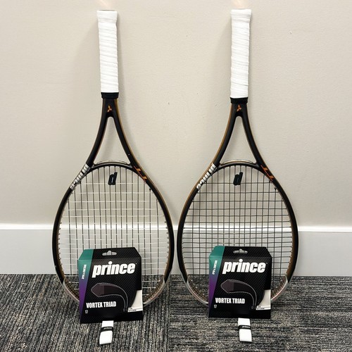 2 Prince Triple Threat Attitude OS Tennis Rackets (Strings,Grips ...