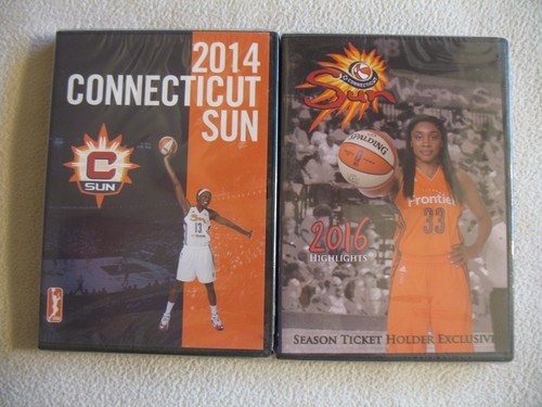 2014 & 2016 Connecticut Sun DVDs Women's Basketball WNBA NEW Free ...