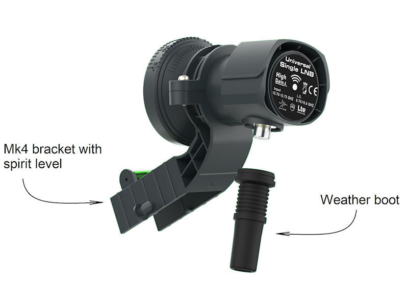 MK4 Single Twin Quad Octo Wideband Hybrid LNB LMB For SKY HD Q Freesat ...