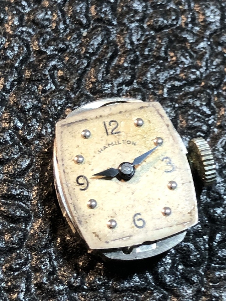 Vintage USA Hamilton 751 Mechanical Watch Movement 17 J Runs Parts ...