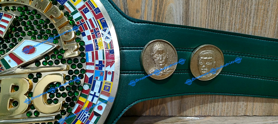 WBC Emerald World Boxing Championship Belt- 8mm 3D Plates - World ...