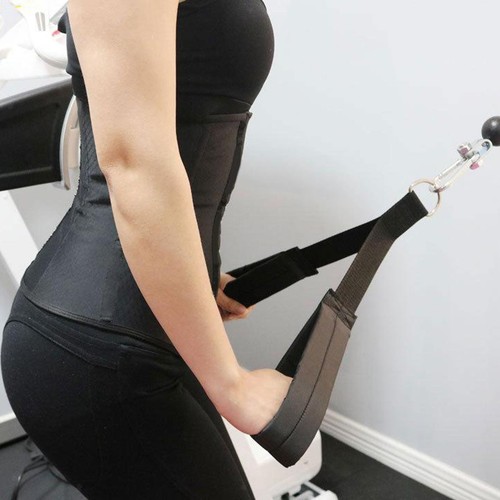 Premium Padded Strap Ab Grip Support Crunch Straps Cable Pull Down ...