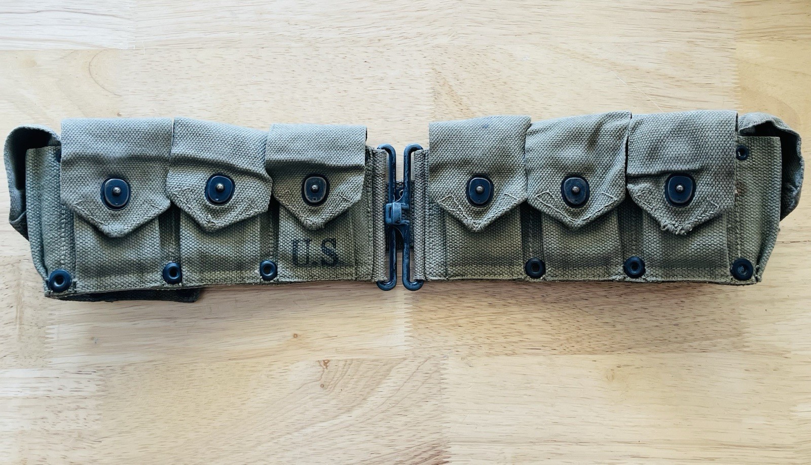 ORIGINAL WW2 M1923 US ARMY AMMO CARTRIDGE BELT – FIELD GEAR EQUIPMENT ...