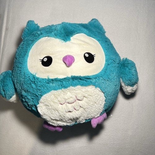 Squishable Owl Stuffed Mini Baby Teal Blue Plush BNWT 8" Plush Ball ...