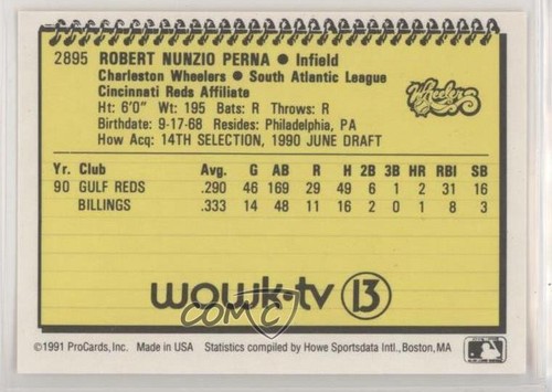 1991 ProCards Minor League Bobby Perna #2895 | eBay