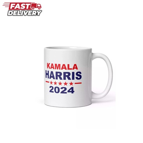 Kamala Harris 2024 President Coffee Mug - 11oz Ceramic Cup - Campaign ...