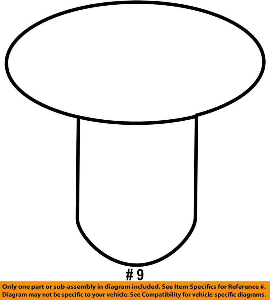 HONDA OEM 16-21 Civic Grille Components-Upper Seal Clip 91504TBAA01 | eBay