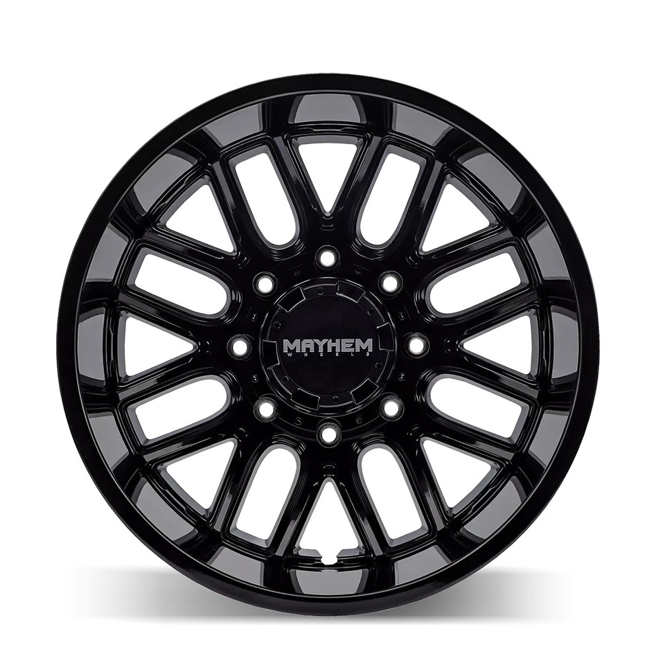 (Set-6) Mayhem Cogent Dually 20x8.25 8x200 -192mm Gloss Black Wheels 20 ...