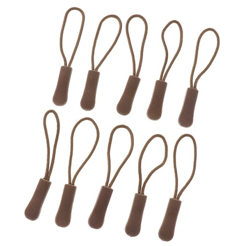 10 Pieces Non-slip Zipper Pulls Slider Cord Puller Ends Lock Zip Clip ...