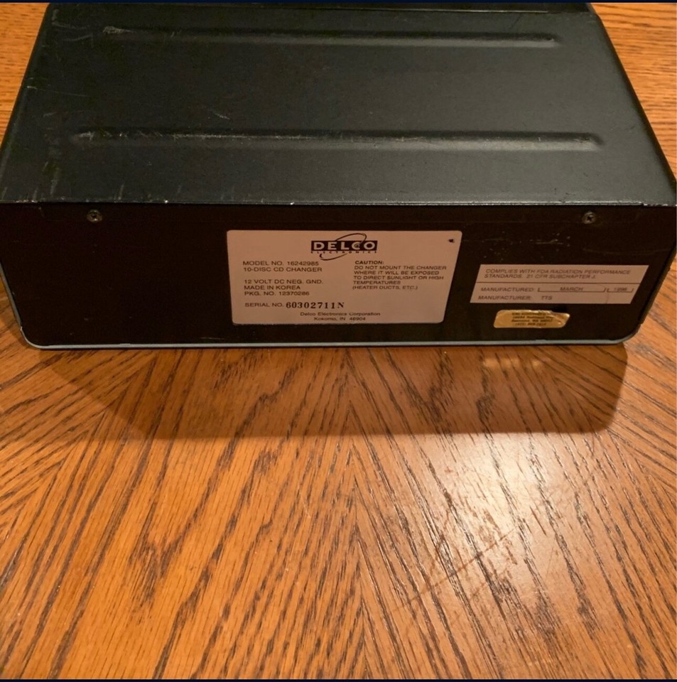 16242985 DELCO VINTAGE GM FACTORY OEM 10 CD CHANGER | eBay