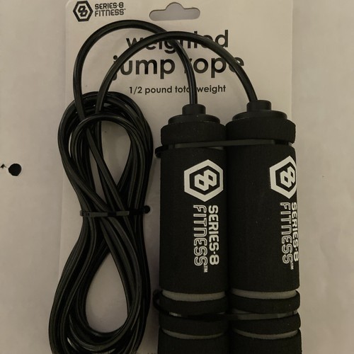 Jump Rope, 1/2 Lb Weighted Jump Rope for Boxing, Cardio, Crossfit ...