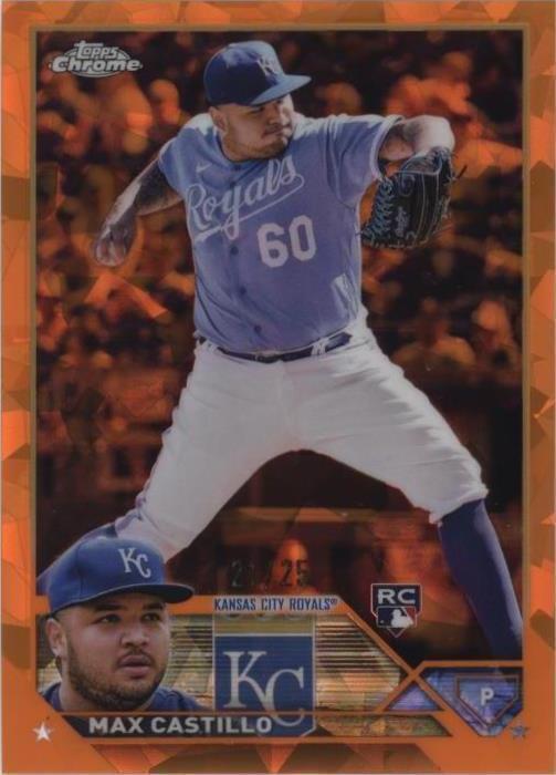 2023 Topps Chrome Sapphire Edition - Max Castillo #251 Orange /25 (RC ...