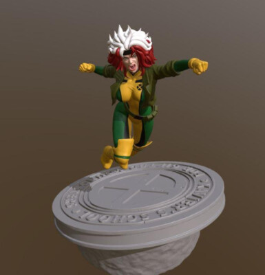 Rogue Resin Sculpture Statue Model Kit Marvel X-men Unpainted ...