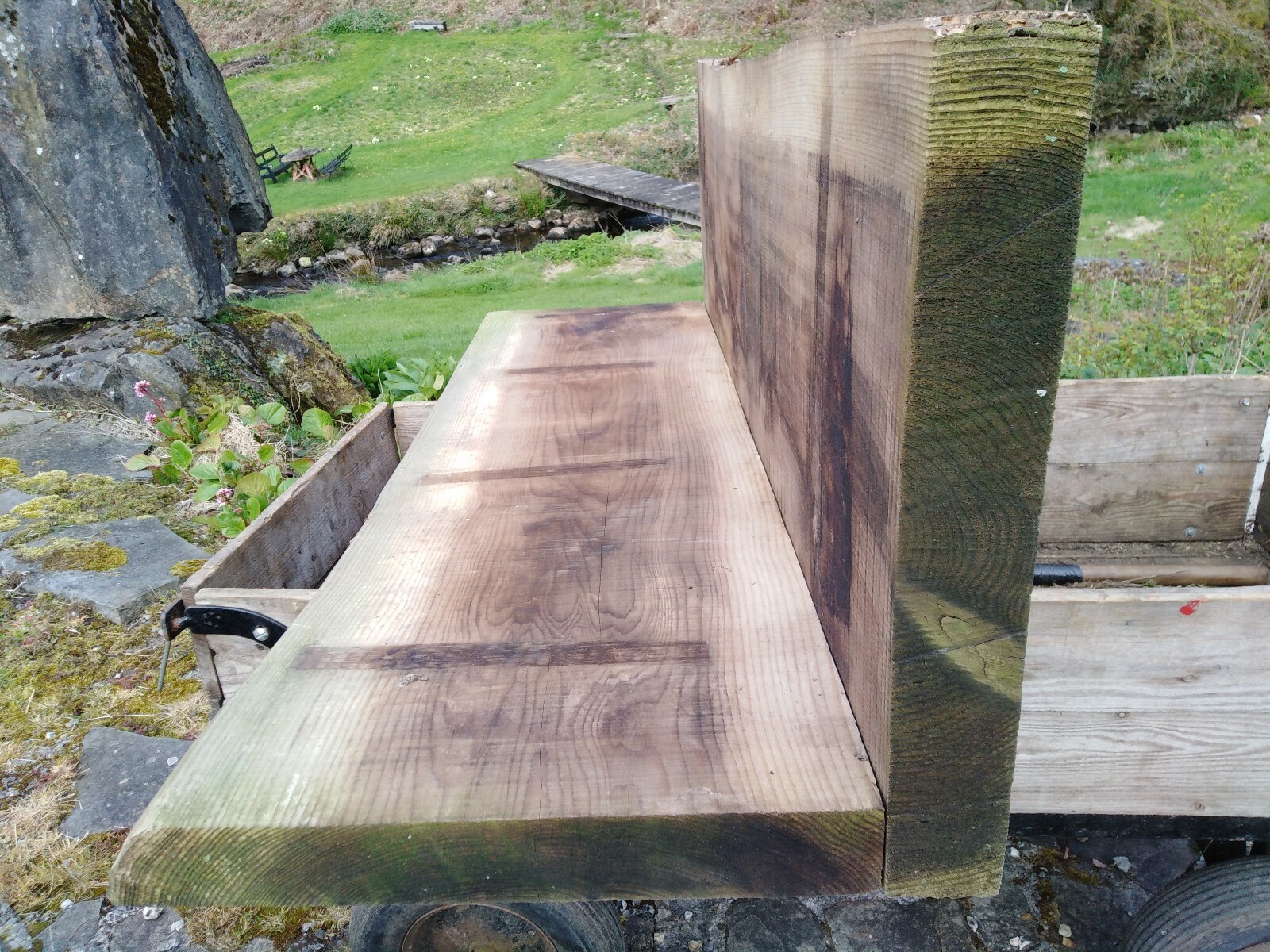 Variety of redwood,oak,ash,yew boards,variouswidths and lengths,75mm ...