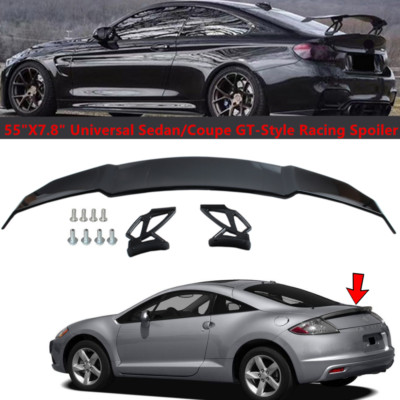 Universal V-STYLE Rear Trunk Racing Spoiler Fit For Mitsubishi Eclipse ...