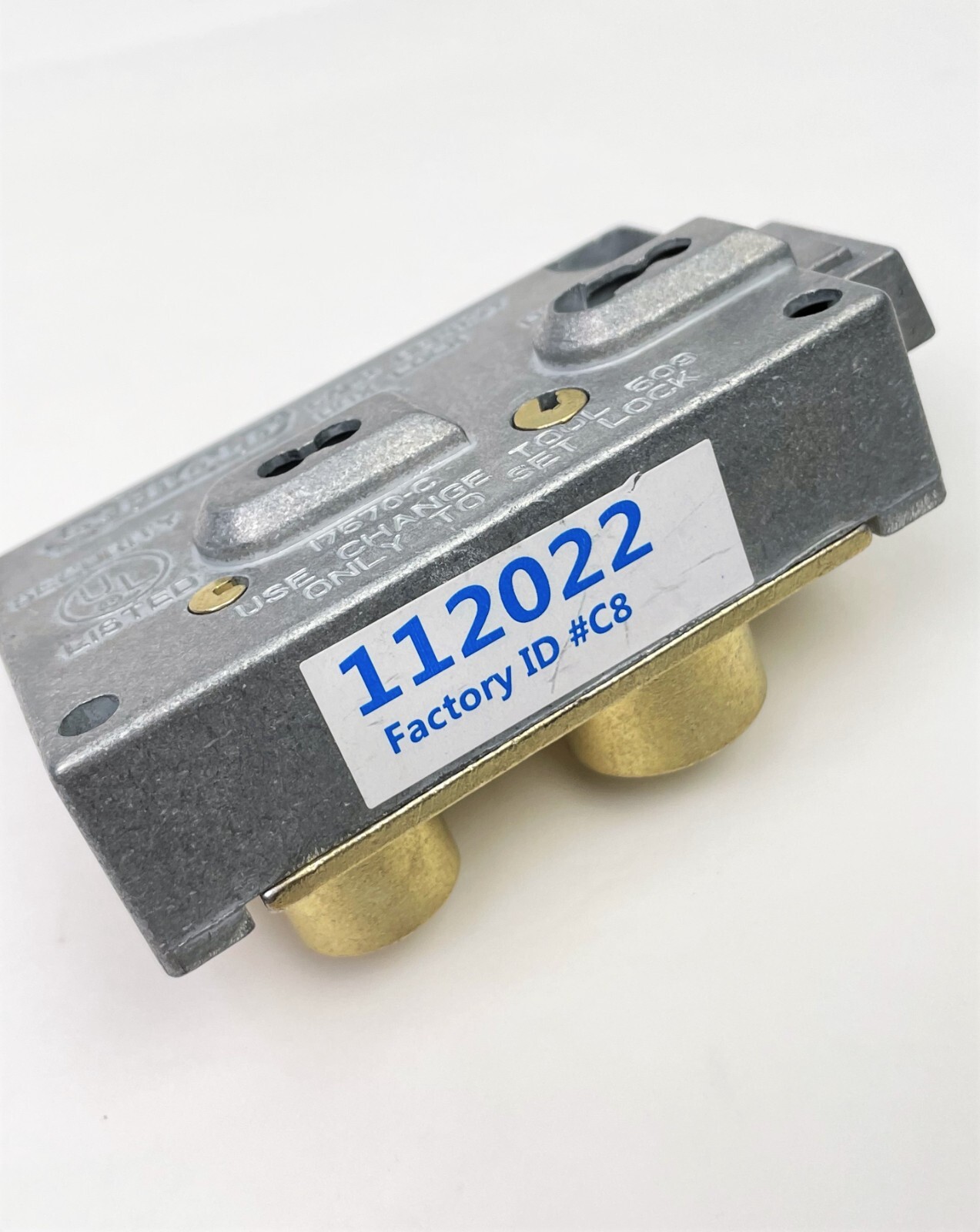 (NO KEY) Diebold 175-70 Changeable Lever Safe Deposit Lock - Right Hand ...