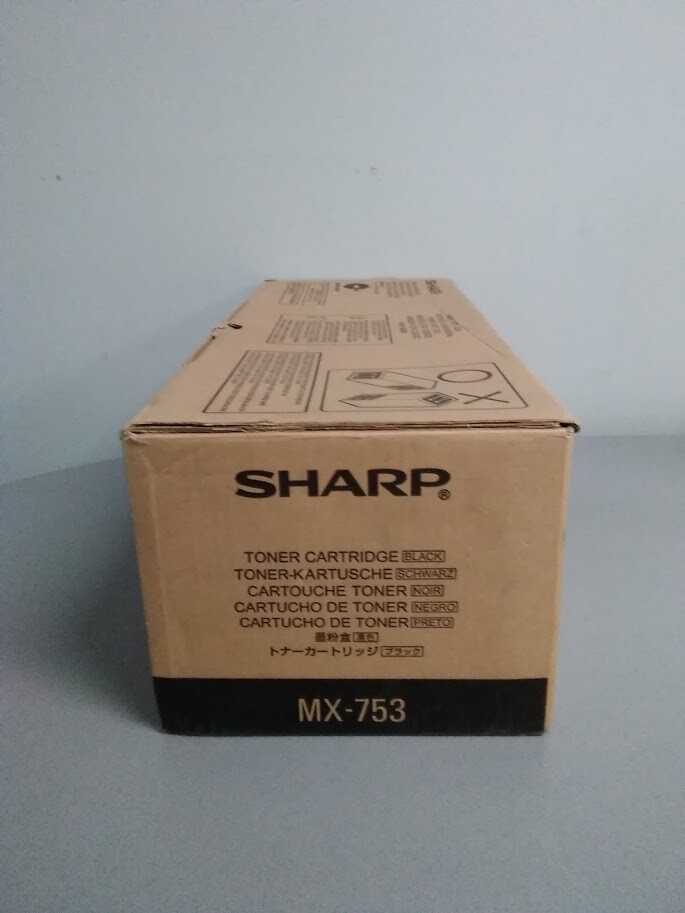 Genuine Sharp MX-753NT Black Toner Cartridge MX-M623N. MX-M623U | eBay