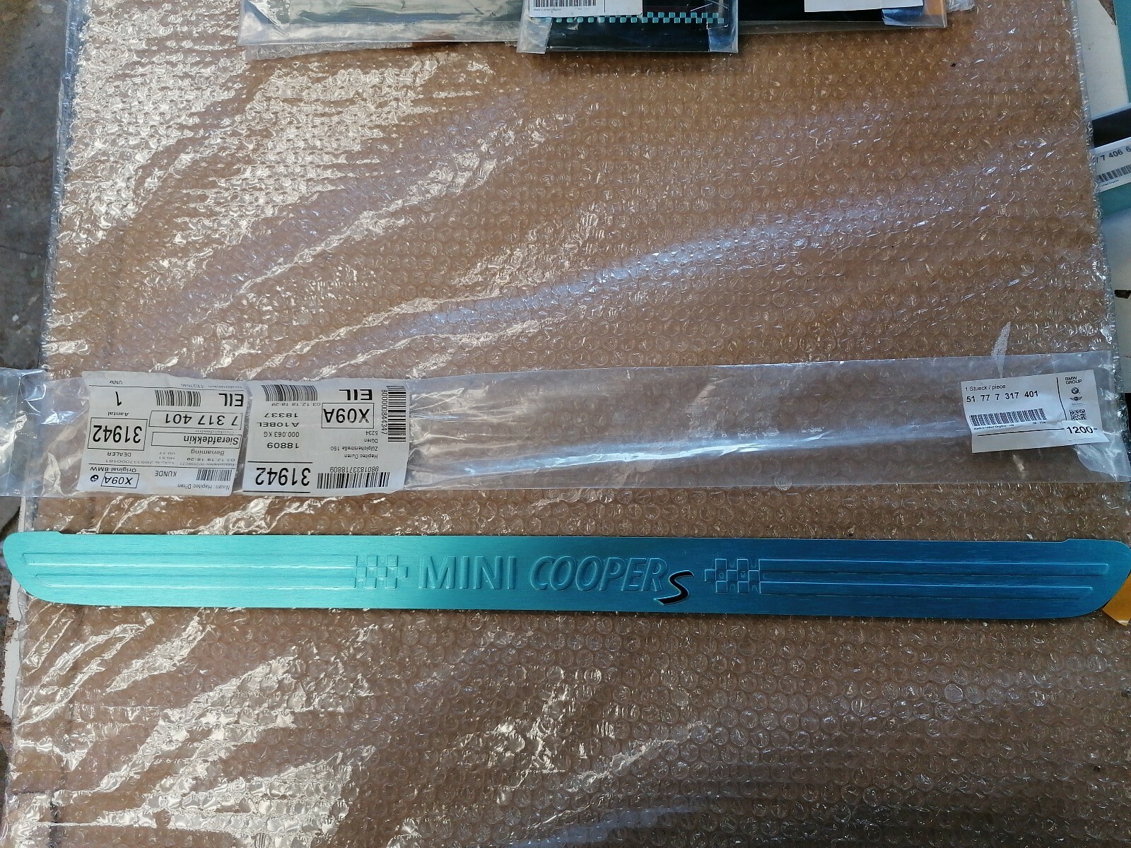 Genuine BMW P/n 51777317401 -panel Entry Cooper S for sale online | eBay