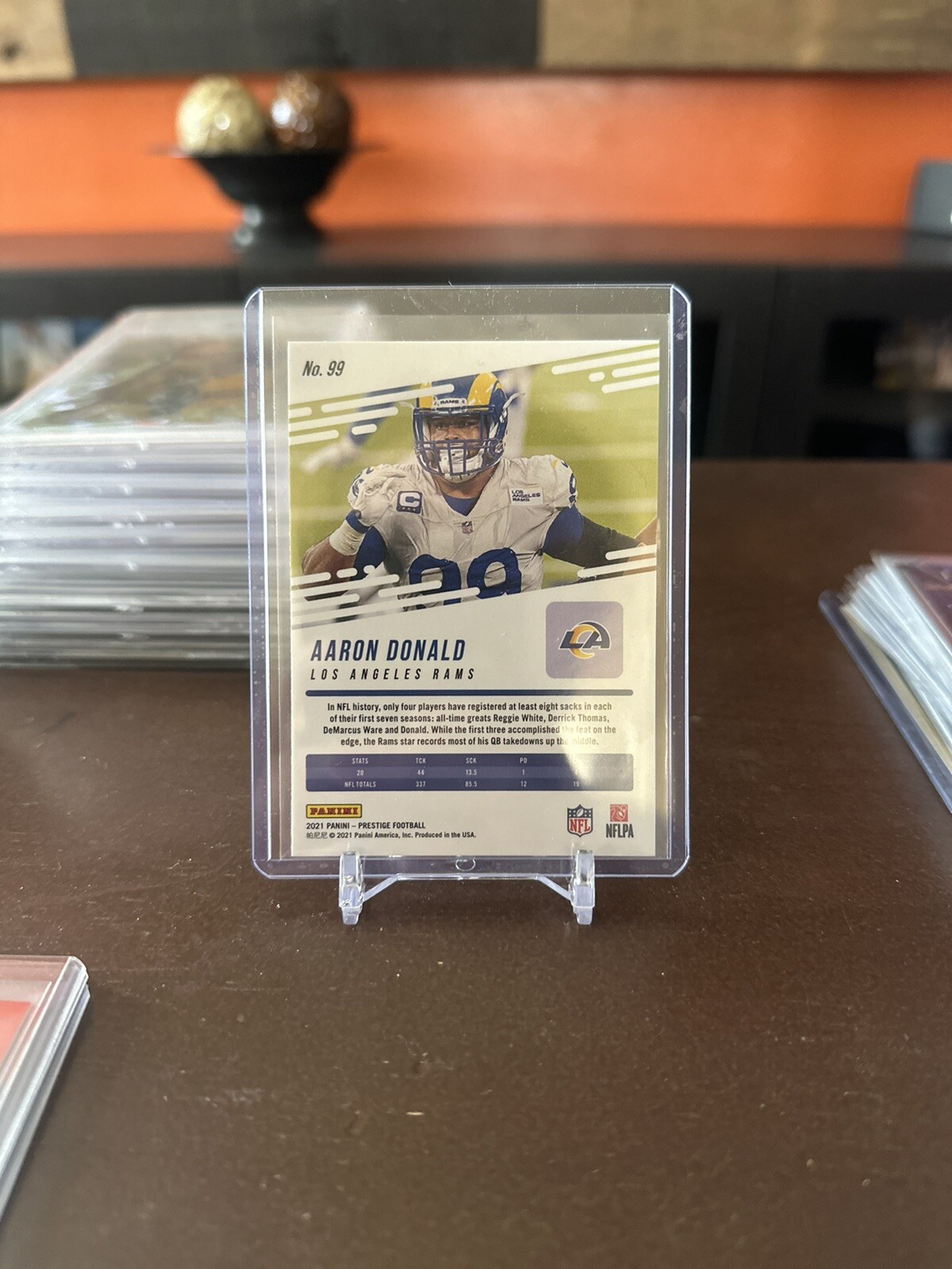 2021 Panini Prestige # 99 Aaron Donald Los Angeles Rams | eBay