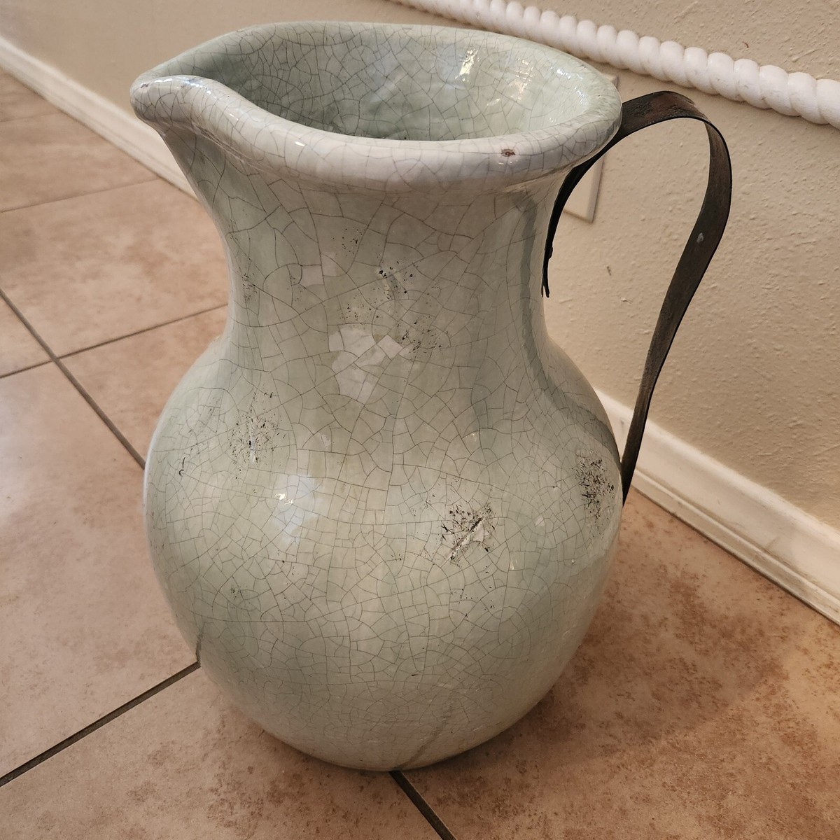 Ceramic Pitchers Pottery Vintage Style Ceramic Pitcher Jug Vase