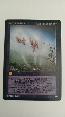 wyvern card game #238 help from beyond battle action | eBay