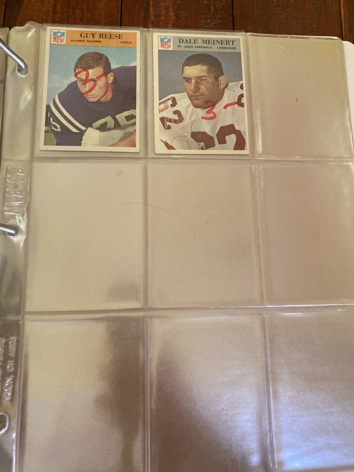 1966 Topps Football Lot (32) | eBay