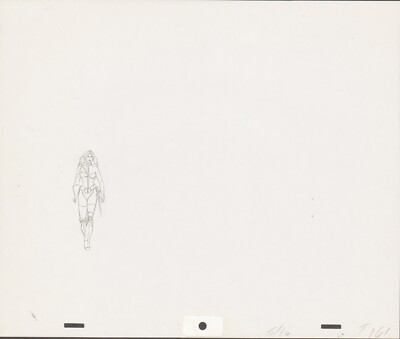 Heavy Metal Taarna Vintage Animation Cel Drawing Anime Cartoon Prop ...