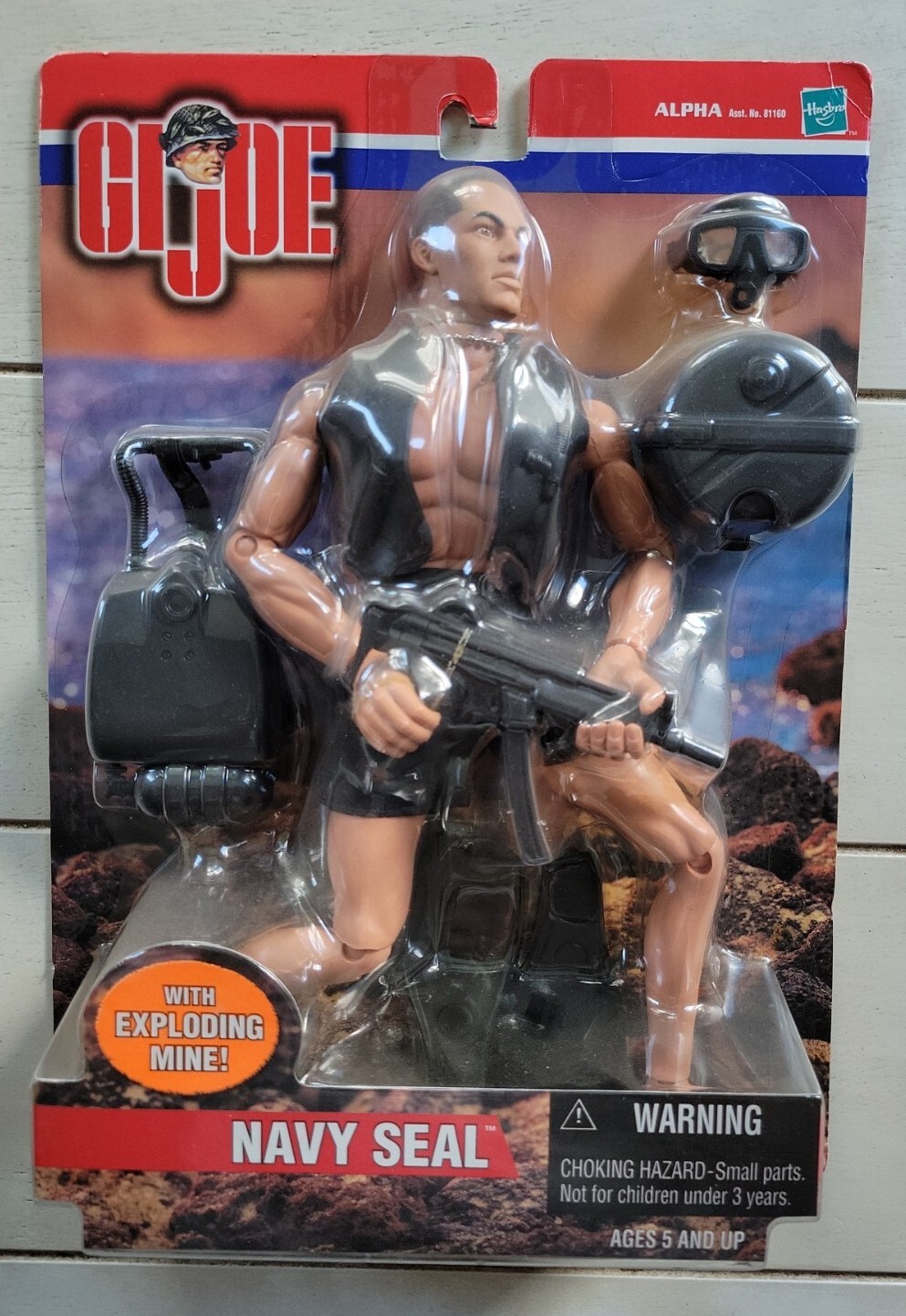 GI Joe Navy Seal With Exploding Mine Alpha Hasbro | eBay