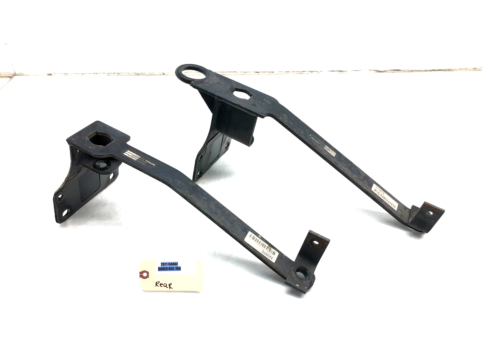 2010-2012 RANGE ROVER HSE L322 REAR TOW TRAILER HITCH BRACKETS SET ...