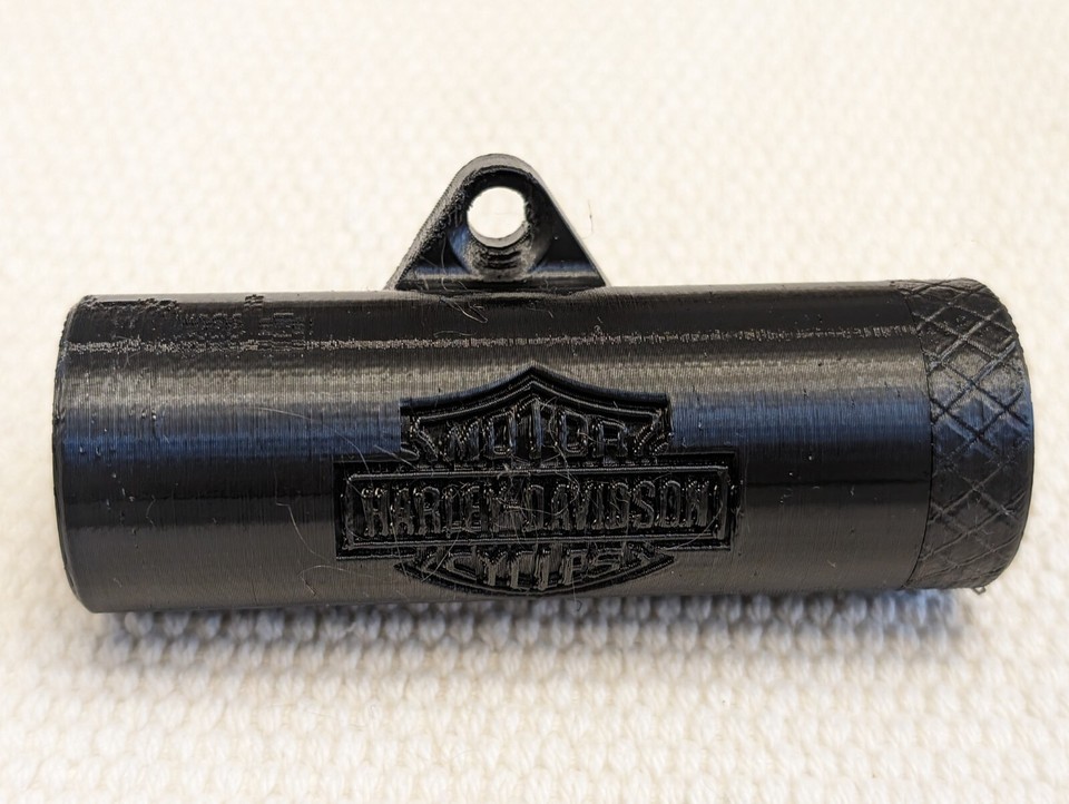 Improved Sealed Stash Tube w/ Emblem for Motorcycle, Boat, ATV - Color ...