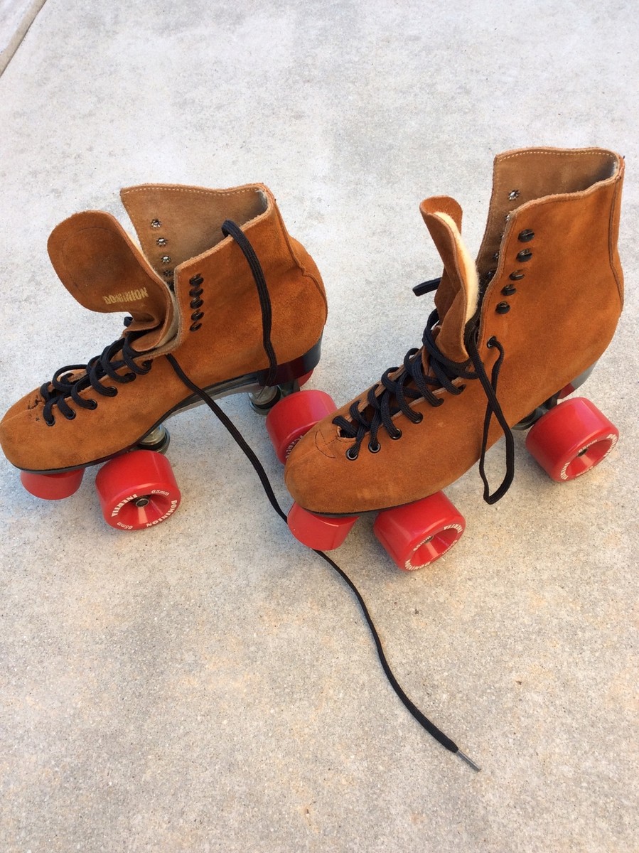 Vintage Brown Suede Roller Skates Suede Roller Skates Etsy