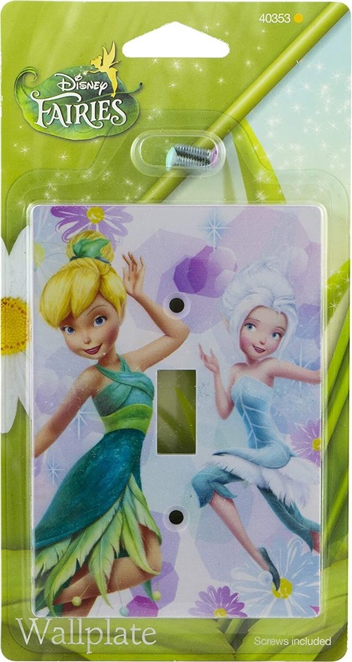 Disney Girl Fairies Light Switch Plate Single Toggle "Tinkerbell NEW ...