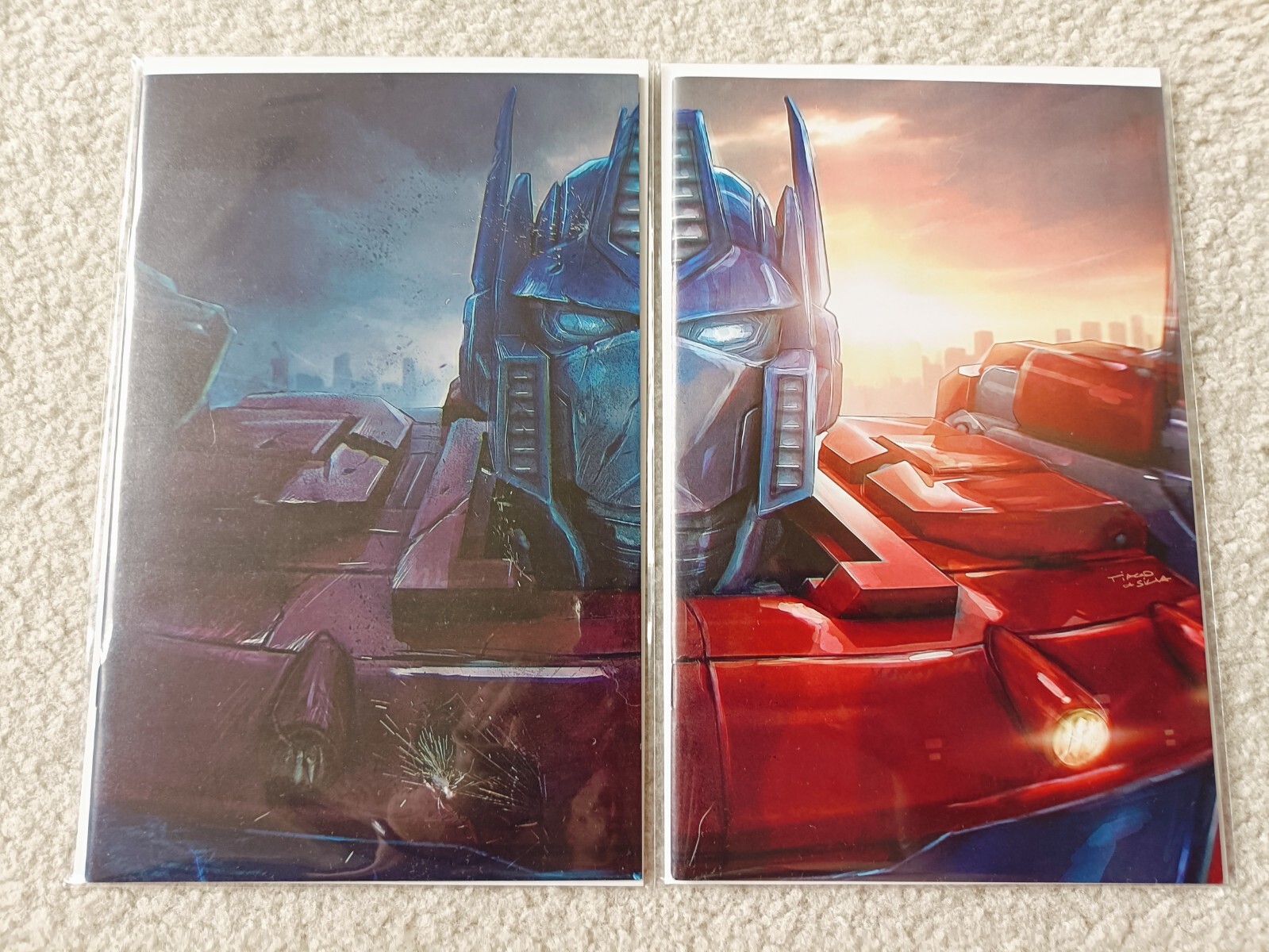 Transformers #11 Tiago Da Silva connecting virgin variant set of 2 Ltd ...