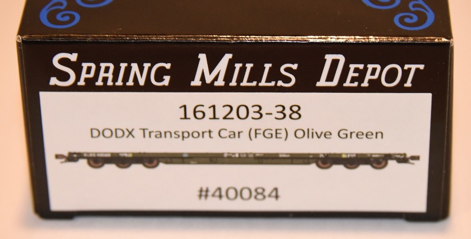Spring Mills Depot HO DODX Transport Car 40084 FGE | eBay
