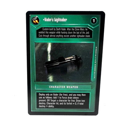 1995 Decipher Star Wars Vaders Lightsaber Collectible Trading Card | eBay