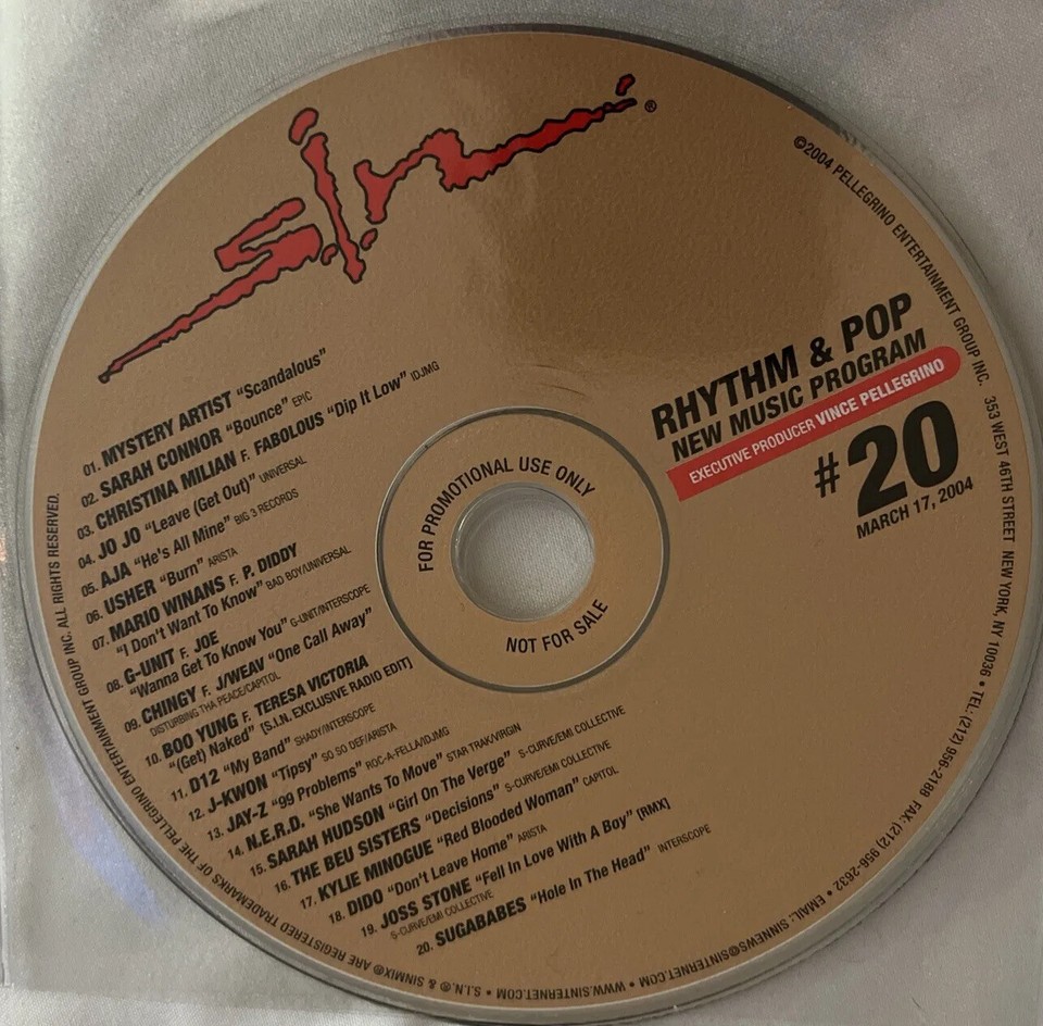 s.i.n. new music program #19 & #20 Hip-Hop R&B Rhythm Pop CD | eBay