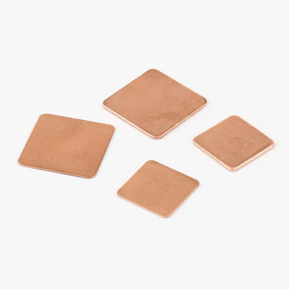 40Pcs Copper Heatsinks 4 Sizes 15 x 15mm 20 x 20mm Copper Pad Shim ...