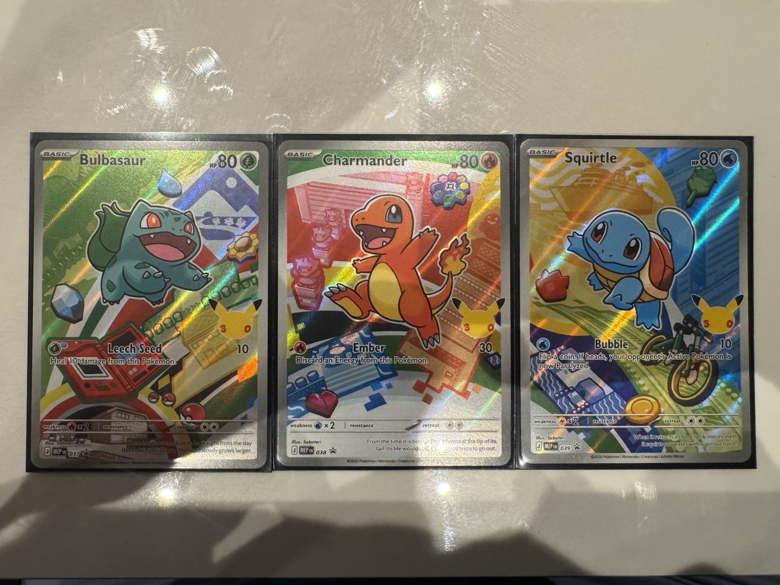 First Partner Series 1 illustration Collection- Bulbasaur, Charmander ...